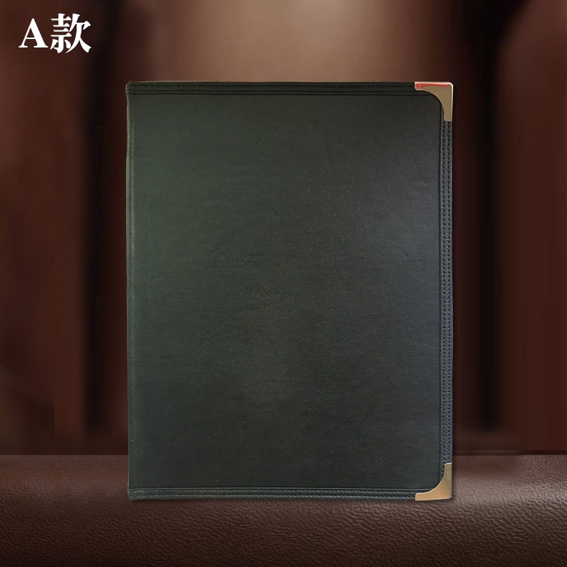 PVC PU Leather Cover Menu Holder Hardcover Heavy Durable A4 Size ...