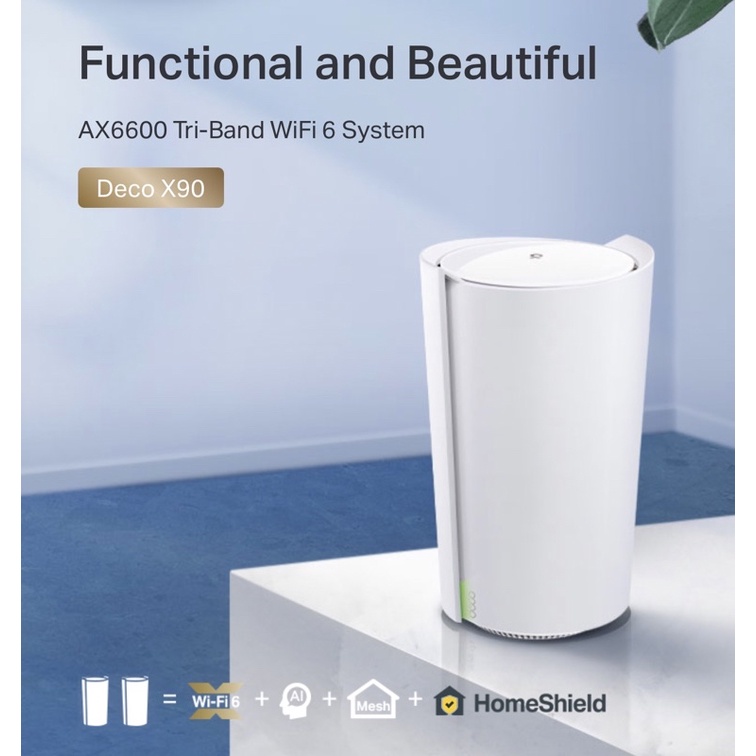 TP-Link Deco X90 New (1 Pack or 2 Packs) AX6600 WiFi Tri-Band Ai-Driven ...