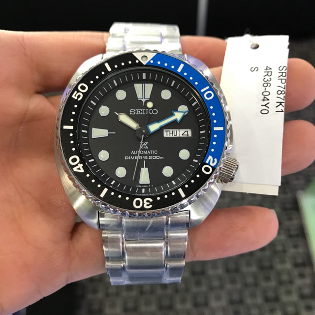 SEIKO BATMAN PROSPEX TURTLE DIVERS 200M AUTOMATIC SRP787 SRP787K1 ...