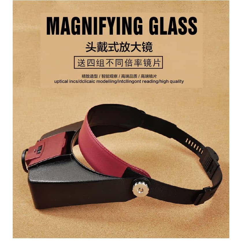 MG81007-A Magnifying Glass 10X Zoom with LED light for reading ...