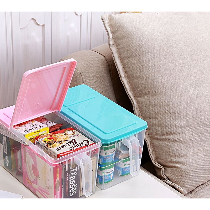Refrigerator Plastic Storage Box Fridge Storage Box With Handle ...