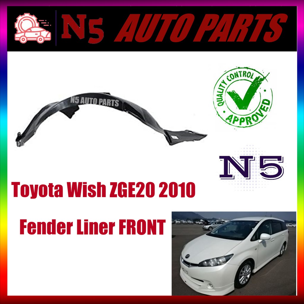 Toyota Wish ZGE20 2010 FRONT Fender Liner/Daun Pisang | Shopee Malaysia