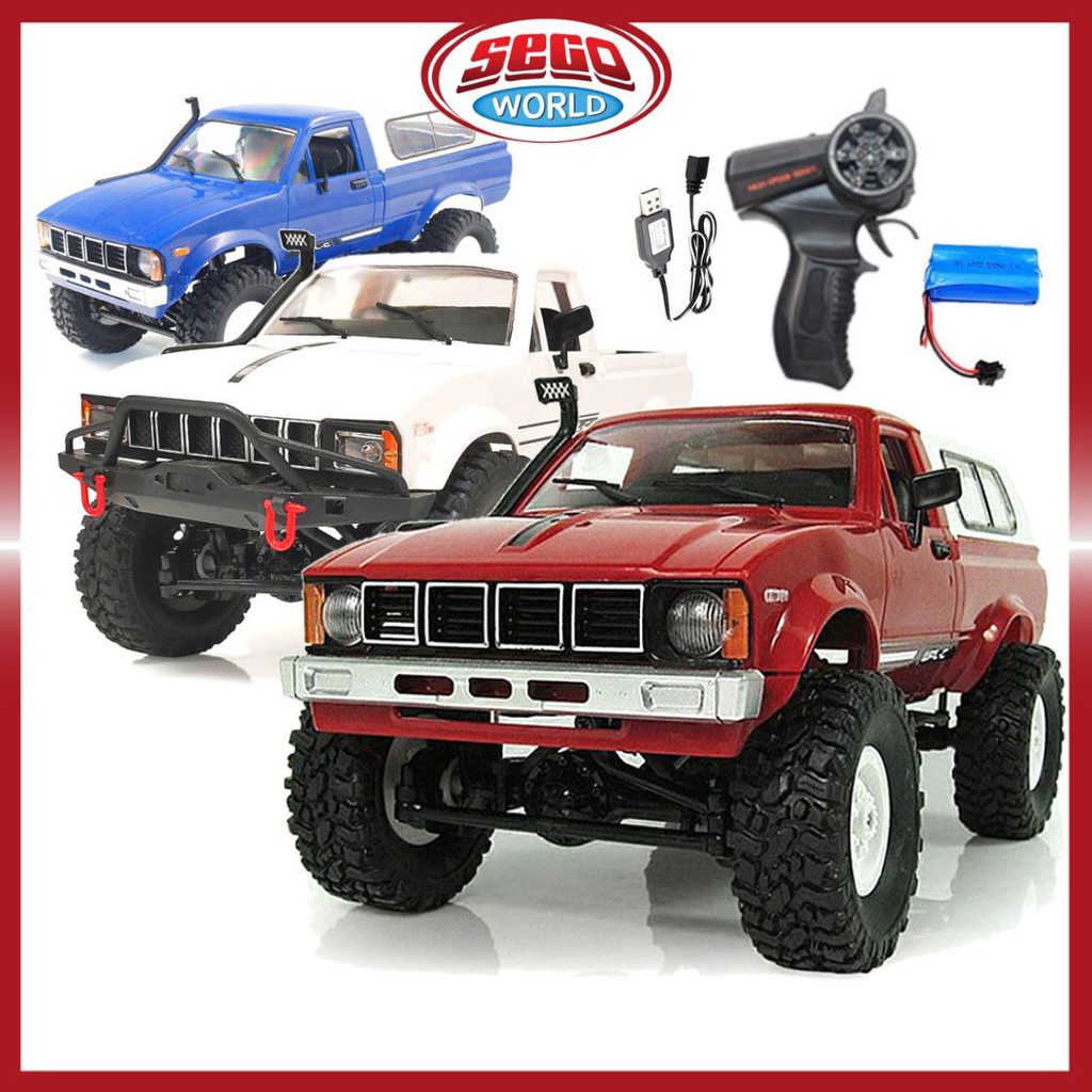 WPL 1:16 C-24 Model 4WD RC Car Toys 2.4GHz Remote Control Truck ...