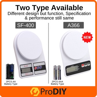 PRODIY SF-400 Digital LCD Scale High Precision Electronic Kitchen Weighing Scale Food 10kg X 1g ...