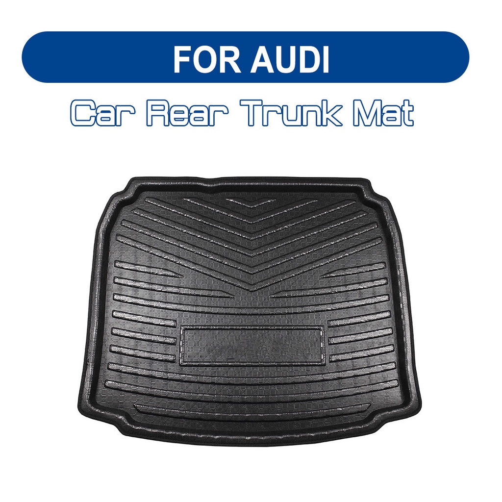 For AUDI A1 A3 A4 A4L A5 A6 A6L Q7 Q5 Q3 Car Rear Trunk Boot Mat Floor Mats Anti Mud Carpet ...