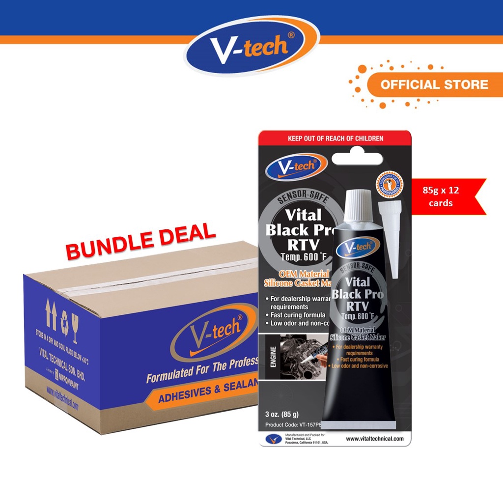 [BUNDLE] VT-157P Vital Black Pro RTV (85g X 12 cards) | Shopee Malaysia