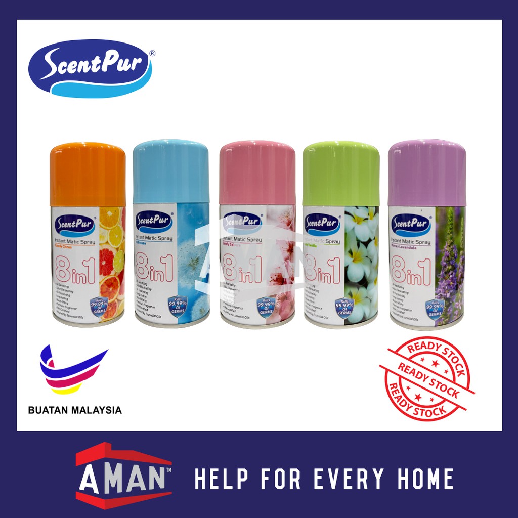 ScentPur Instant Matic Spray Refill Only 300ml Scent Pur | Shopee Malaysia
