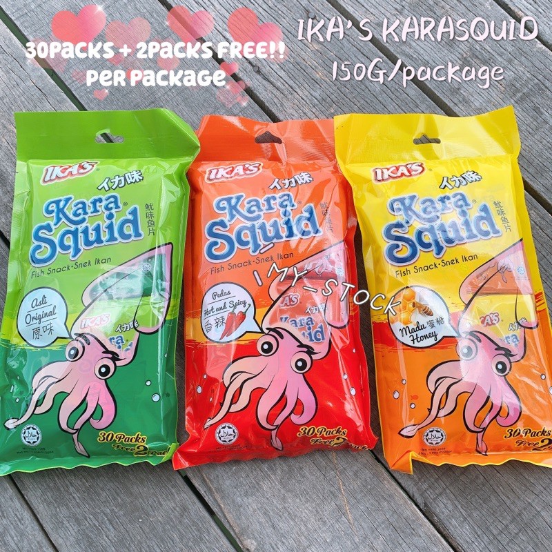 Ika‘s Big Package Karasquid Fish Snack😍 150G per pack👍🏼 | Shopee Malaysia