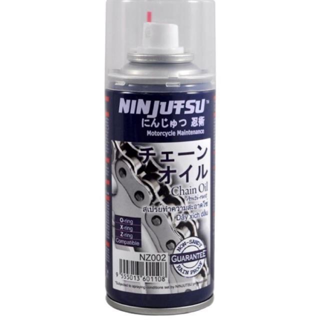 Samurai / Ninjutsu [100% Original] Chain Lube Oring XRing / Spray Minyak Rantai 150ml NZ002 ...