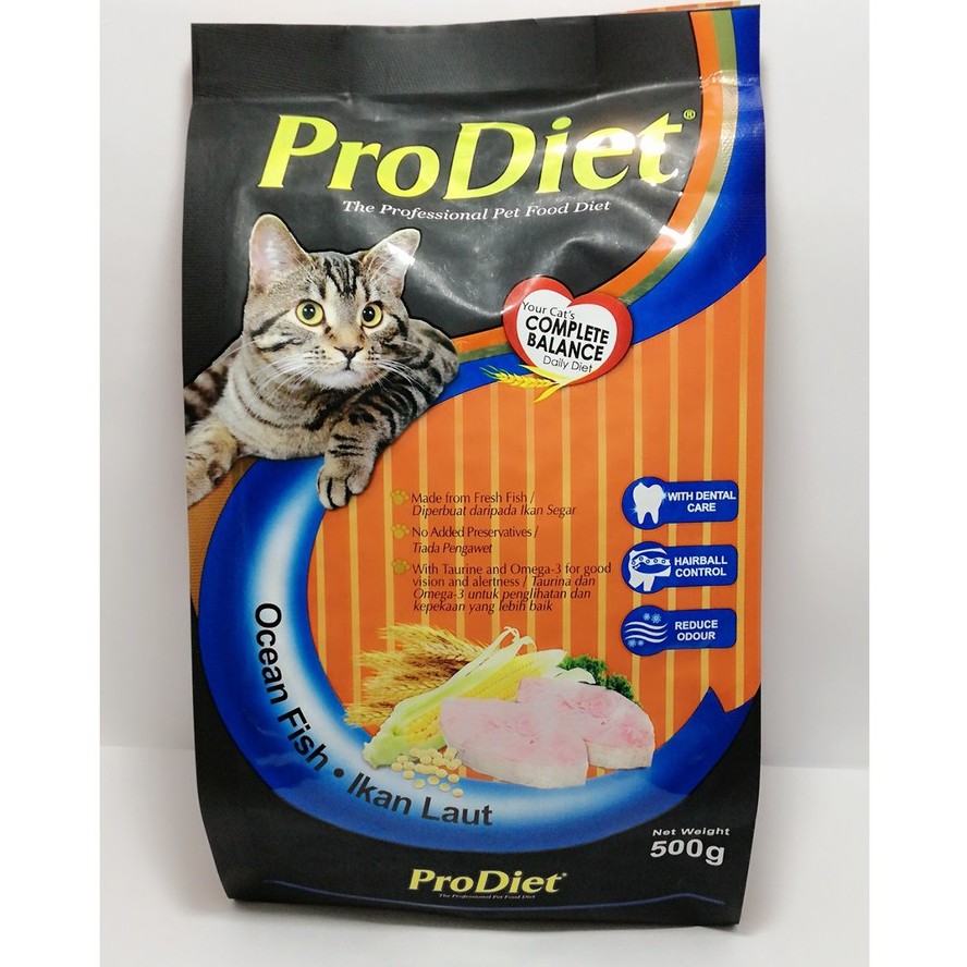 ProDiet Dry Cat Food Ocean Fish - (500g) | Shopee Malaysia