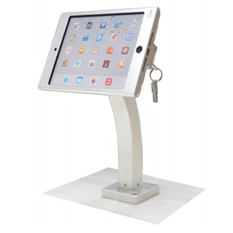 SG tablet stand screw in table desktop wall mounting with key lock ...