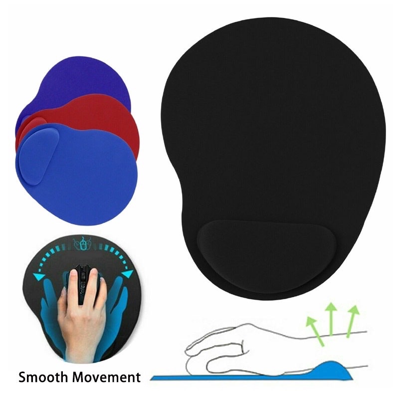 Mouse Pad Anti-slip Solid Color EVA Wristband Gaming Mousepad Mice Mat ...