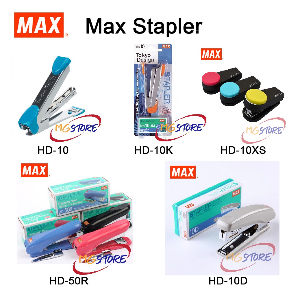 **ORIGINAL** Max Stapler ( HD-10 ~ HD-50R ) | Shopee Malaysia