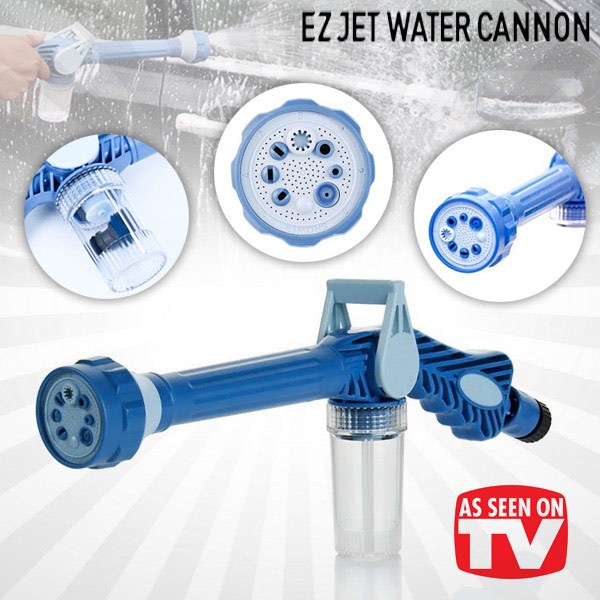 Multi Function Ez Jet Water Cannon 8 In 1 Turbo Water Spray Gun ...