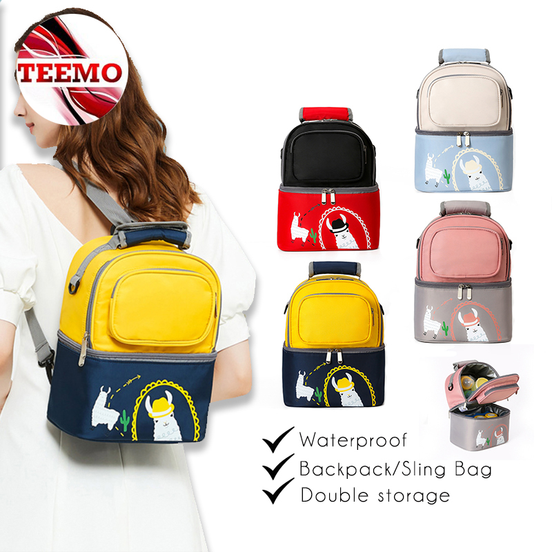 Teemo Multifunctional Milk Bag Double Layers Maternity Backpack Mummy ...