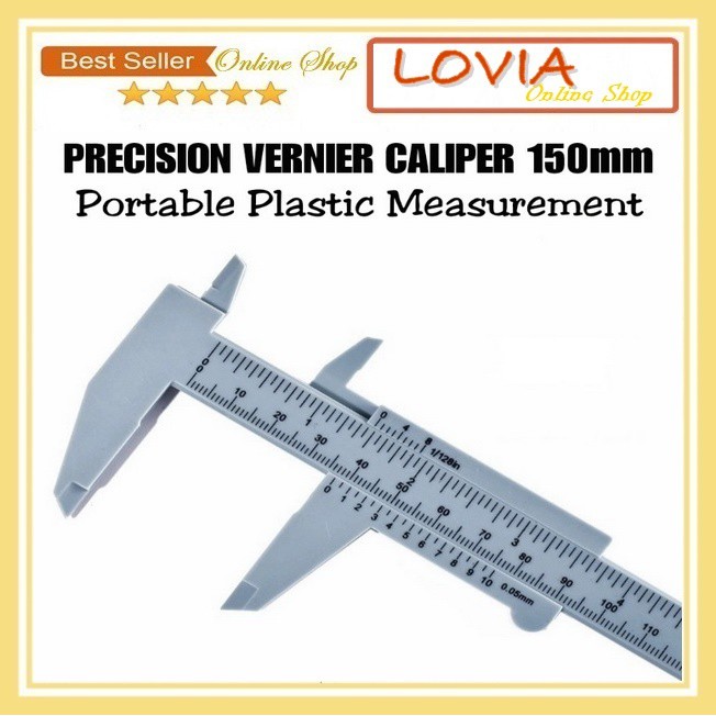 6 inch Plastic Stigmat Caliper Meter Vernier Caliper | Shopee Malaysia