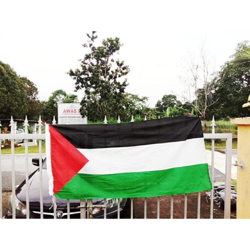 Ready Stock Bendera Palestin (2.5 X 5 kaki) Solidarity for Palestine ...