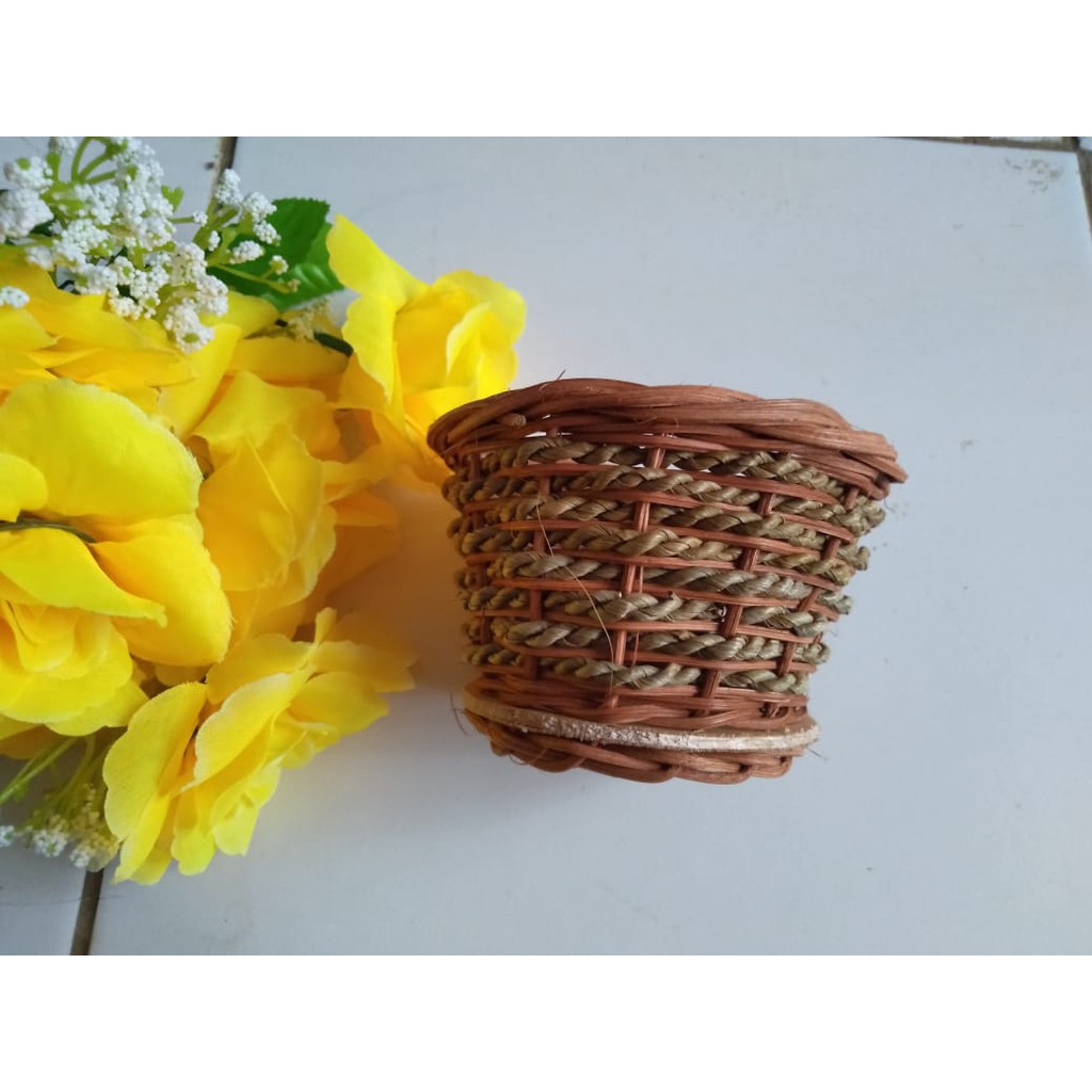 Small Rattan pot | Shopee Malaysia
