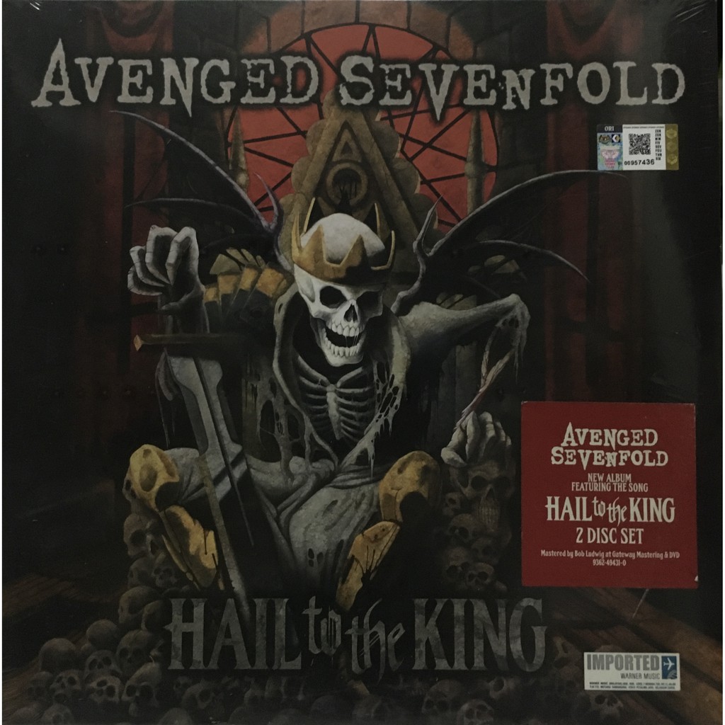 Avenged Sevenfold - Hail to the King (LP/Vinyl Record/Piring Hitam) | Shopee Malaysia
