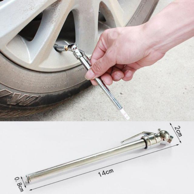Portable Tire Pressure Test Gauge Pen Tayar Air Pressure Rim Car Motor ...