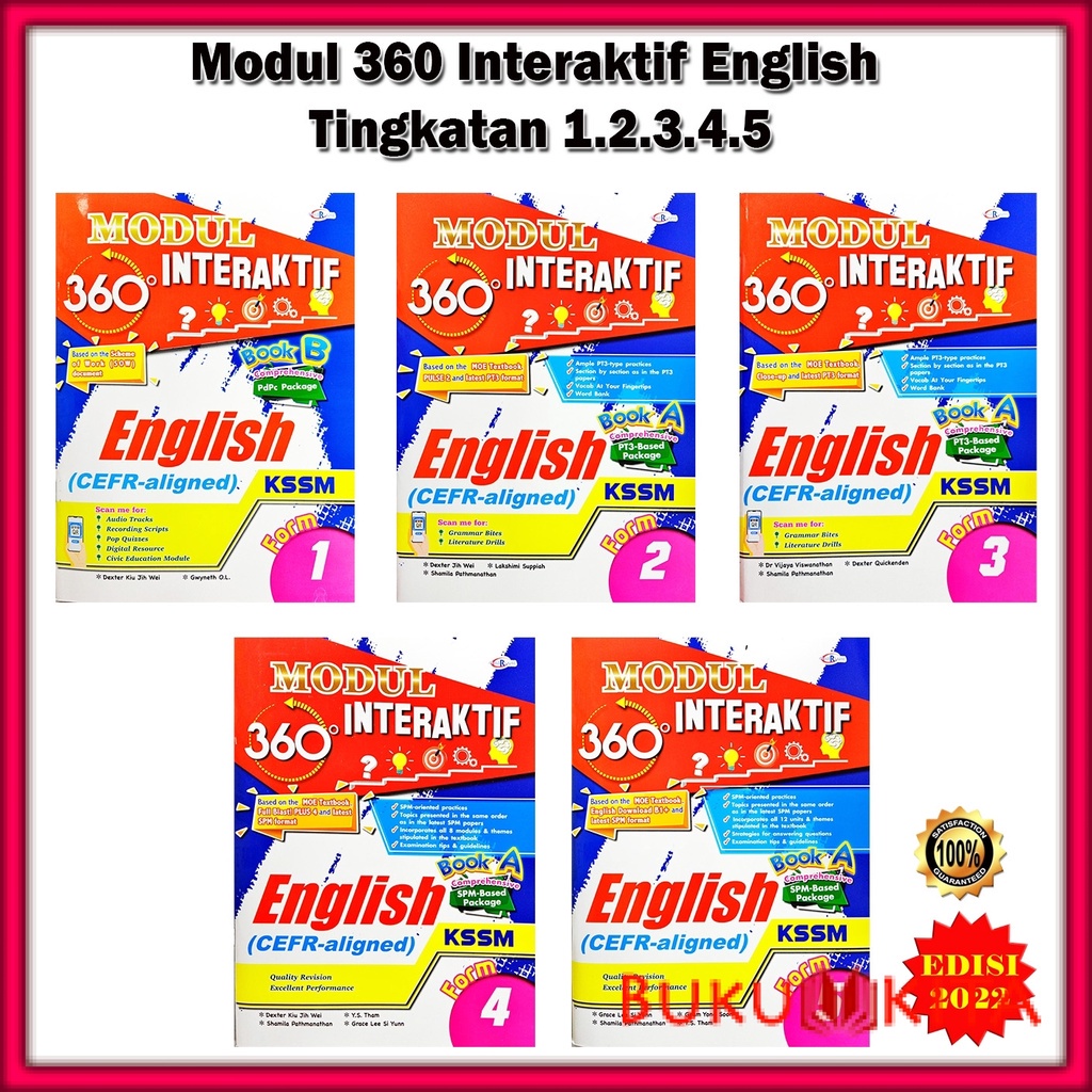 Buku Latihan : Modul 360 Interaktif English CEFR KSSM Edisi 2022 - Form ...