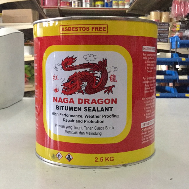 Naga Dragon Bitumen Sealant (2.5 kg / 0.44kg) | Shopee Malaysia