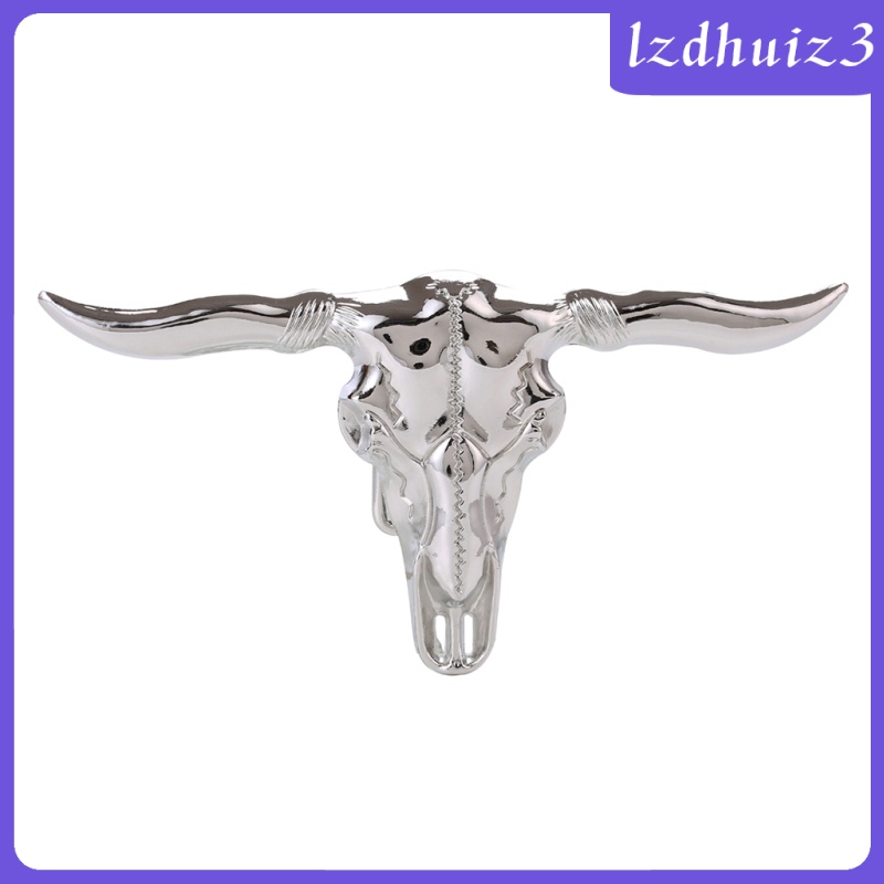 Vintage Belt Buckle Western Engraved Bull Head Pattern Interchangeable ...