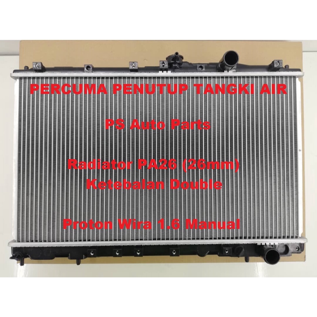 (PERCUMA PENUTUP) Radiator Proton Wira 1.6 Manual Tangki Air Kereta ...