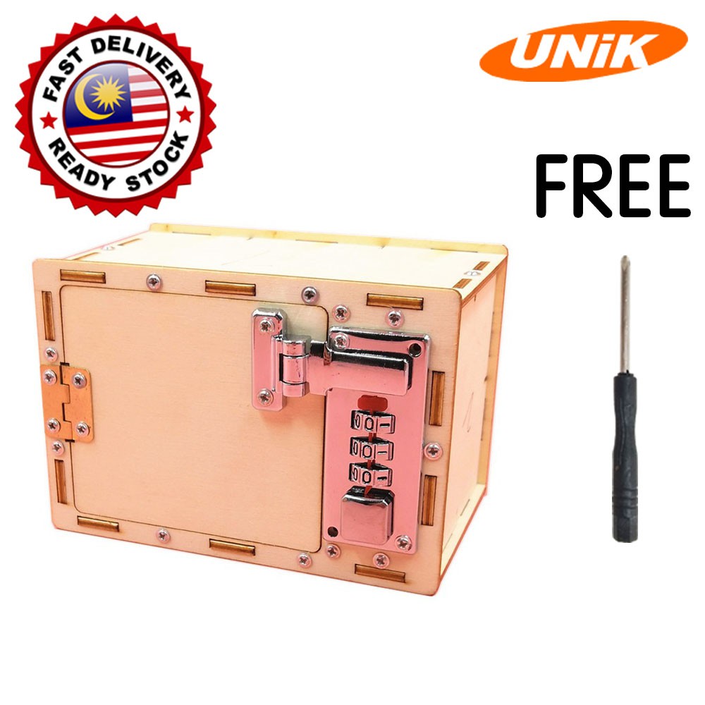 [UNIK] DIY Password Safe Deposit Box Kids Science School Projects ...
