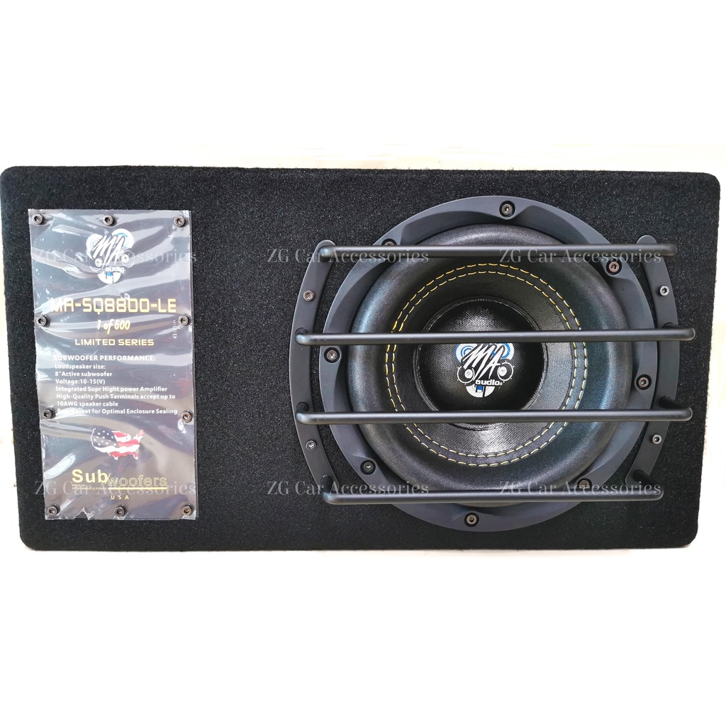 MA Audio MA-SQ8800-LE Limited Series Car 8 inch 800W Subwoofer | Shopee ...