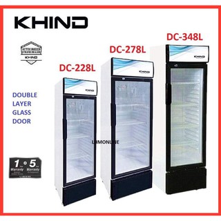 KHIND Display Chiller Showcase KDS-250 KDS-350 DC228 DC278 DC348 228L ...