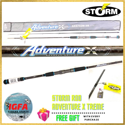 STORM ADVENTURE XTREME FISHING ROD #IGFAFISHINGSPORT JORAN SPINNING ROD ...