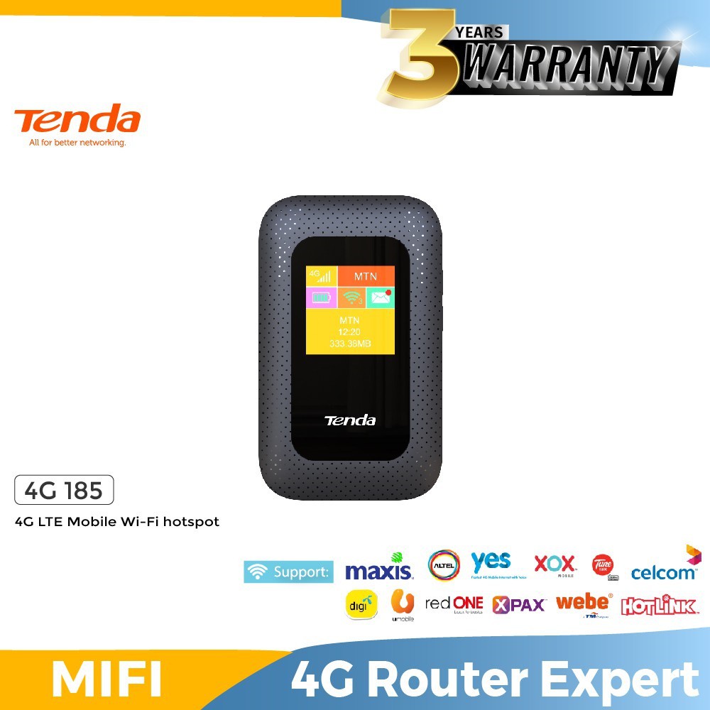 TENDA 4G185 4G180 4G680 V2 WIFI 4G LTE PORTABLE BROADBAND MODEM MIFI ROUTER. M7350 DWR932C ...