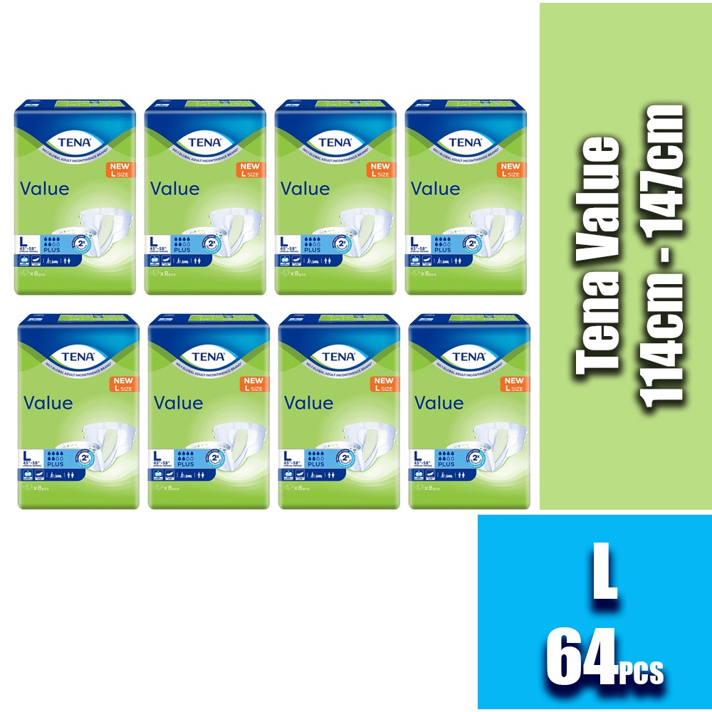 Tena Value L8 (8 packs) | Shopee Malaysia
