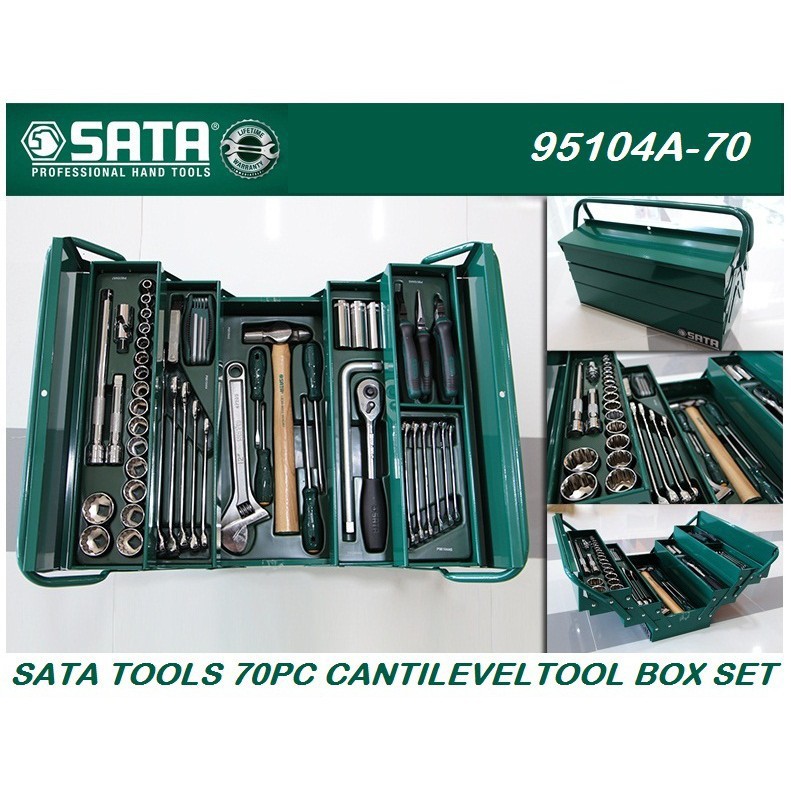 Spanar Box kerja SATA 95104A-70-6 Tools Accessories Tool Box Set ...