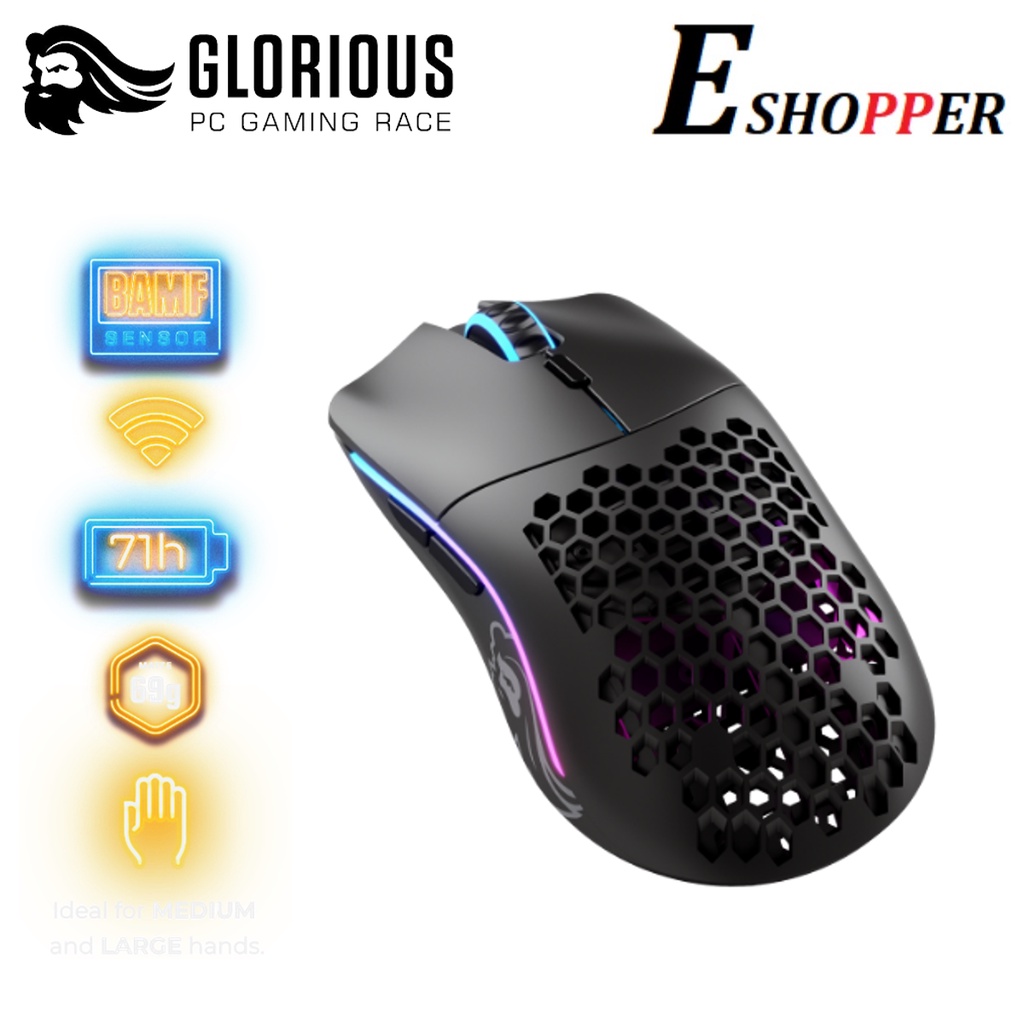 GLORIOUS MODEL O WIRELESS RGB GAMING MOUSE | Shopee Malaysia