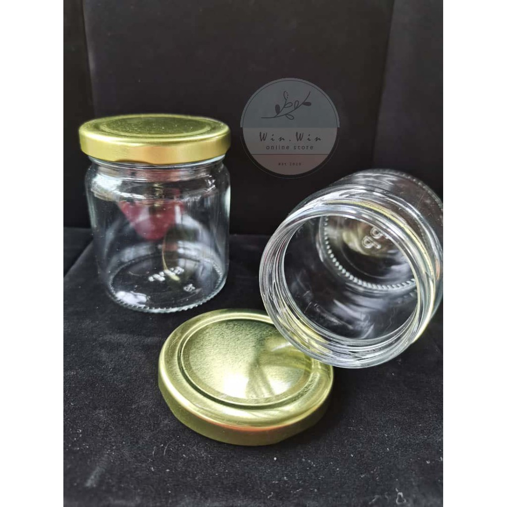 🇲🇾READY STOCK_180ml Round Food Jar | Glass Jar | Botol Kaca | Shopee ...