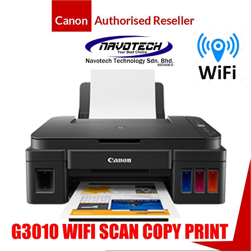 Canon G3010 Wifi Scan / Copy / Print Ink Tank Printer | Shopee Malaysia