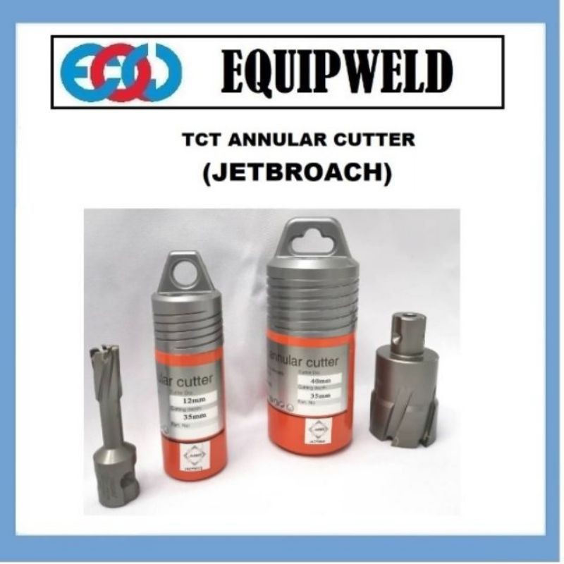 CHTOOLS 50L TCT ANNULAR CUTTER (JETBROACH) 12MM - 25MM METAL BROACH ...