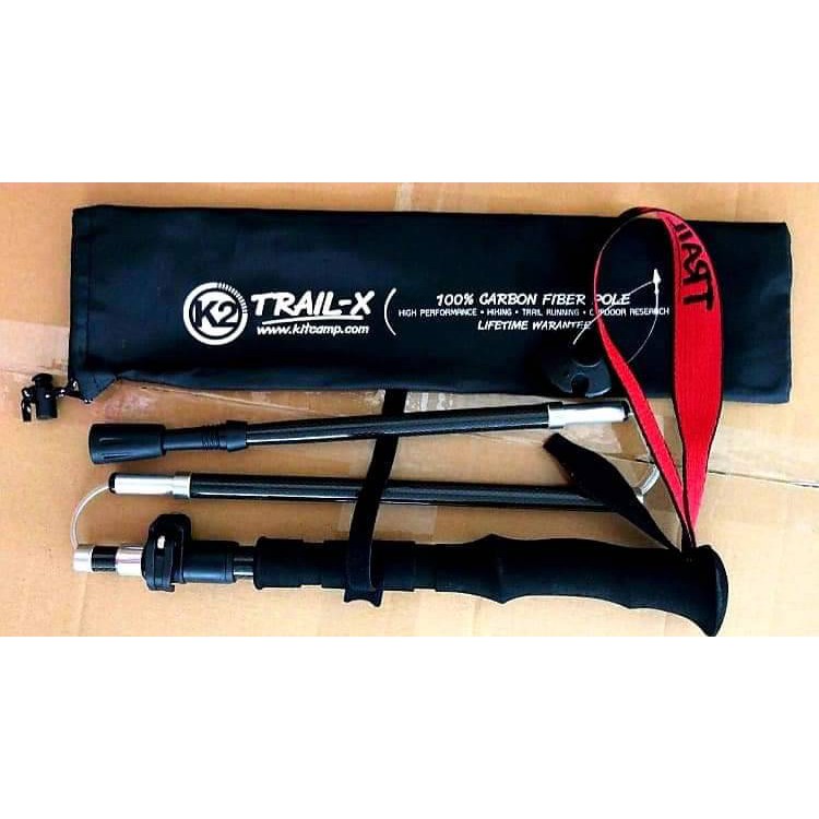 K2 Trail-X Three-Piece Folding Cane (z pole) | Shopee Malaysia