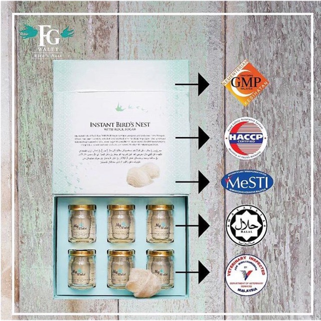 FG WALET INSTANT PREMIUM BIRD’S NEST | Shopee Malaysia