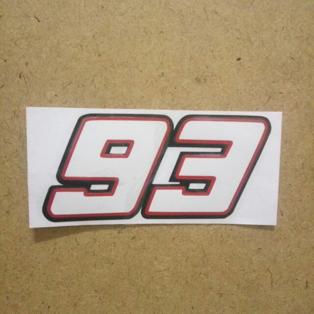 Sticker motor Stiker no layer cutting Stiker 93 | Shopee Malaysia