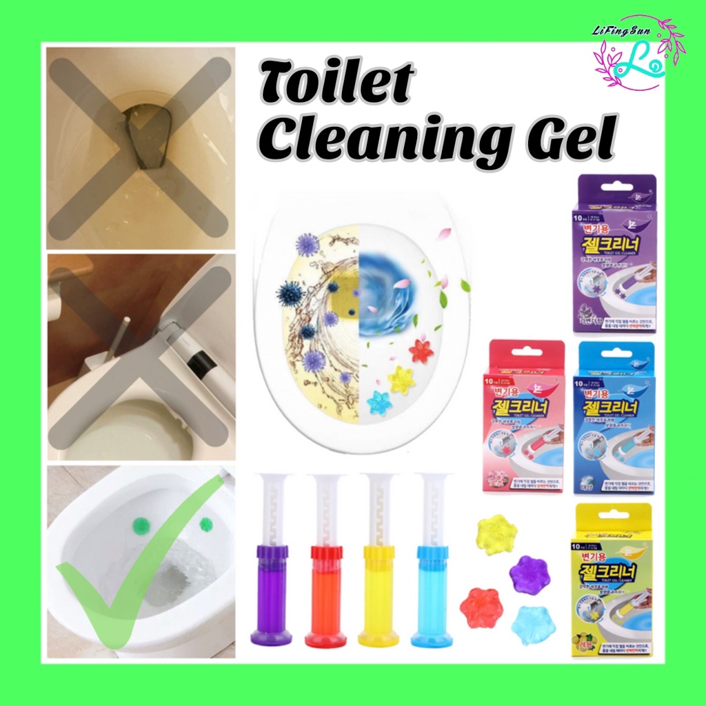 LIFINGSUN Korean Toilet Cleaning Gel Scrubble Cleaning Toilet Syringe ...