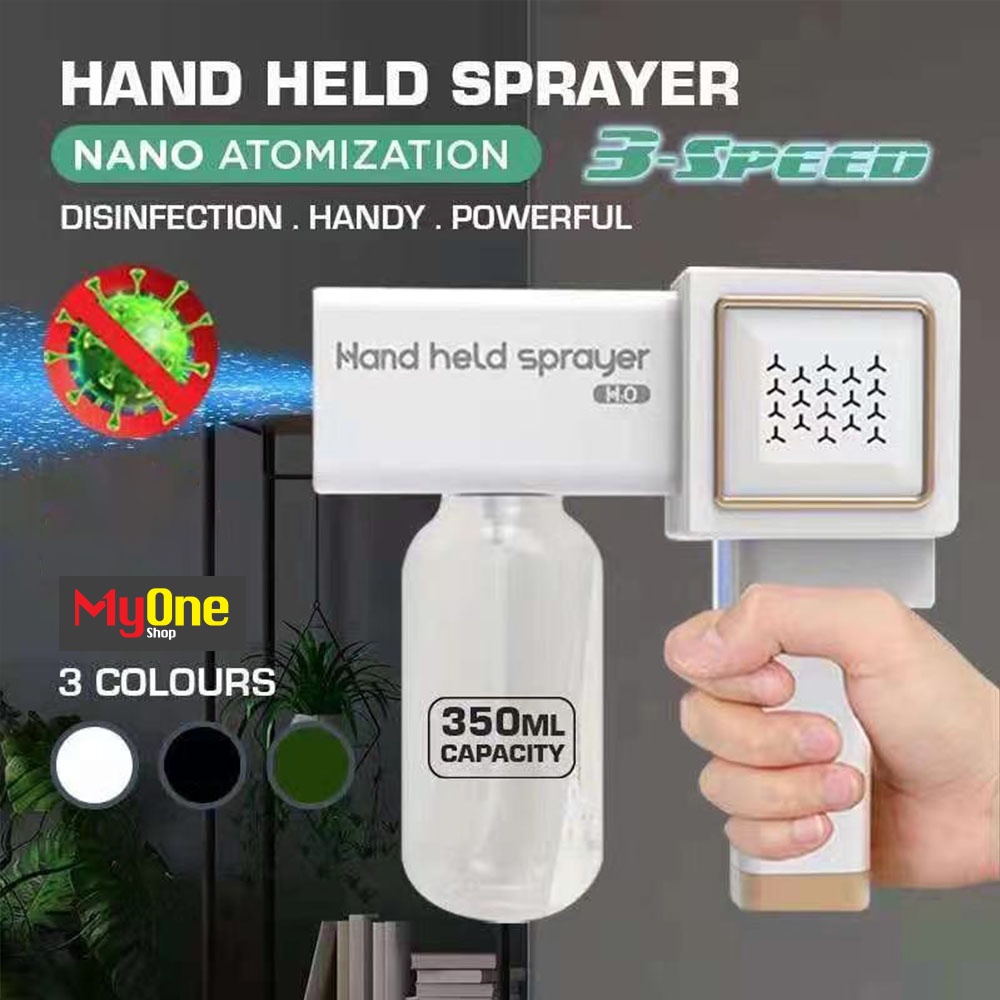 3-Speed Adjustable Wireless Nano Spray Machine Nano Atomizer spray Blue ...