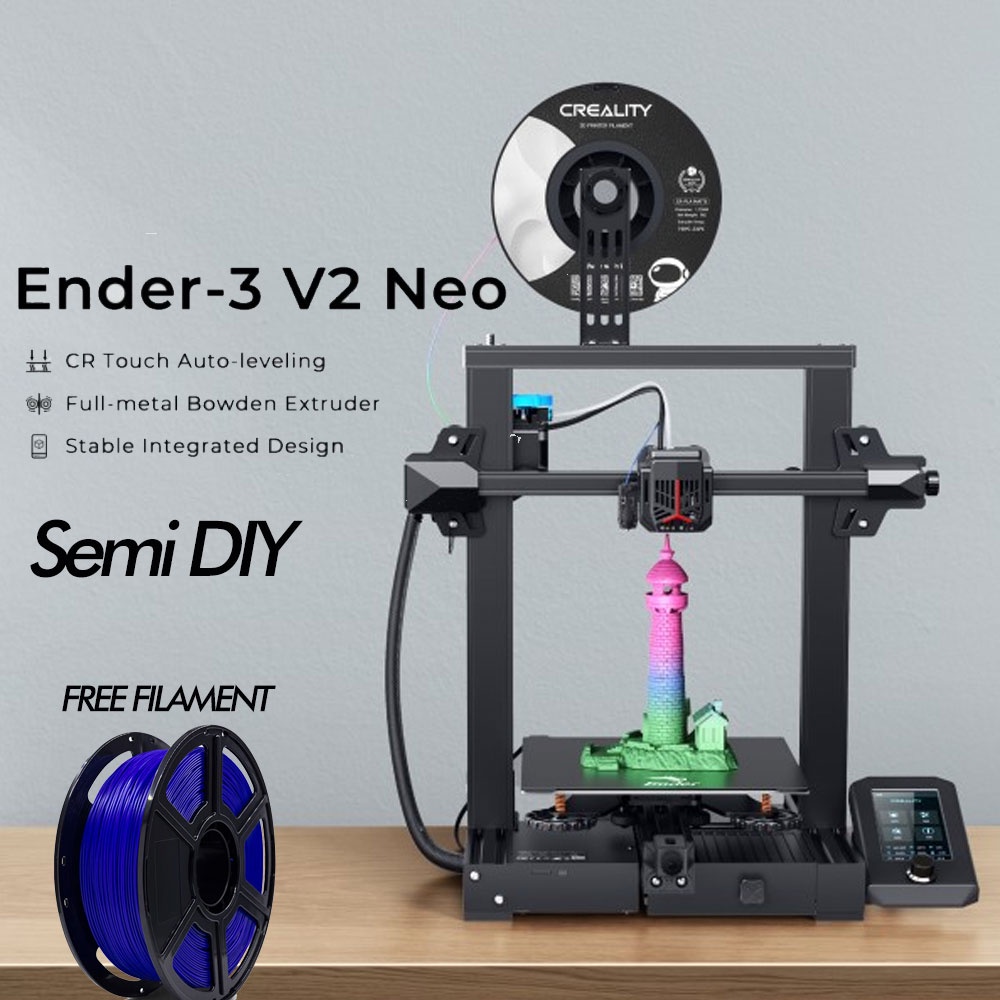 Creality Ender 3 V2 Neo New Upgraded DIY Printer [Ready Stock] | Shopee ...
