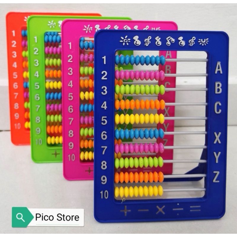 Abacus Plastic Abacus Children Math Educational Learning Kit Toy ...