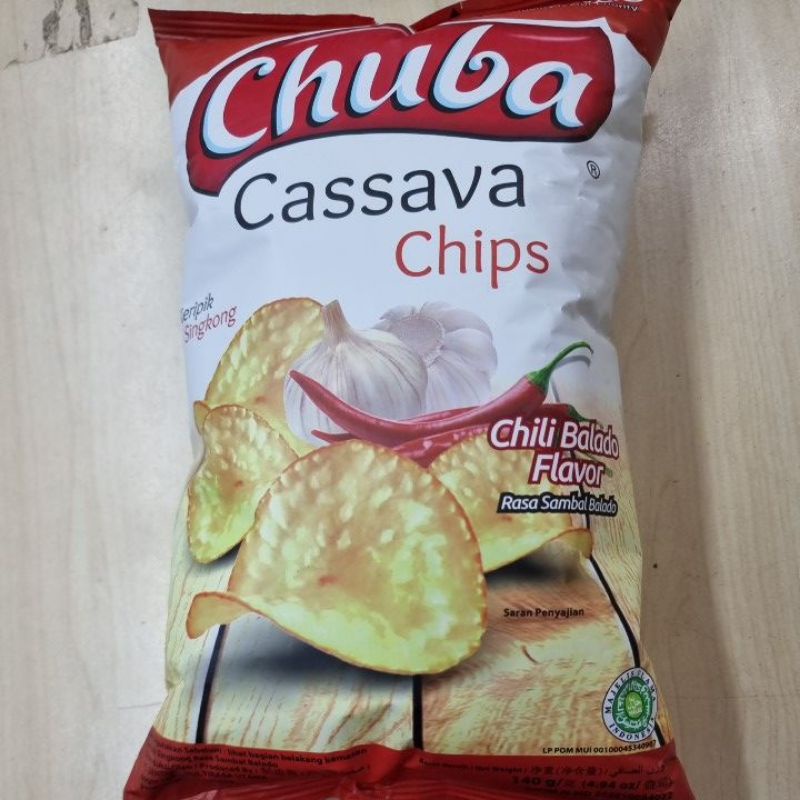 ‼️MUST TRY‼️ HALAL Chuba Cassava Chips Chili Balado 140g / Chuba ...