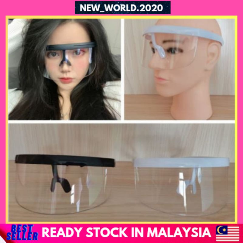 💥 Ready Stock 💥 PC Face Sheild Spectacles Transparent Anti-fog And ...