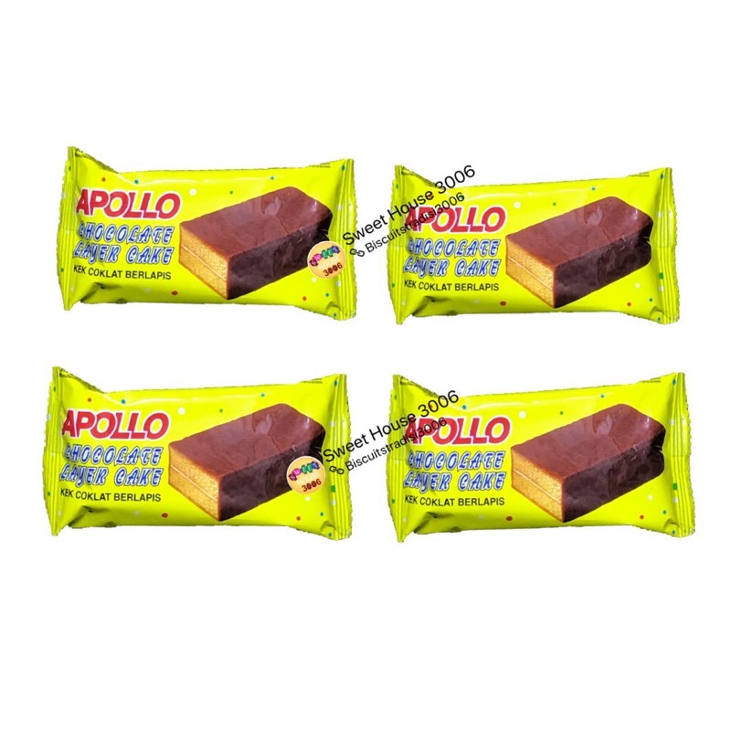 Apollo Chocolate Layer Cake 18g Childhood Snack Jajan Zaman Dulu Kanak ...