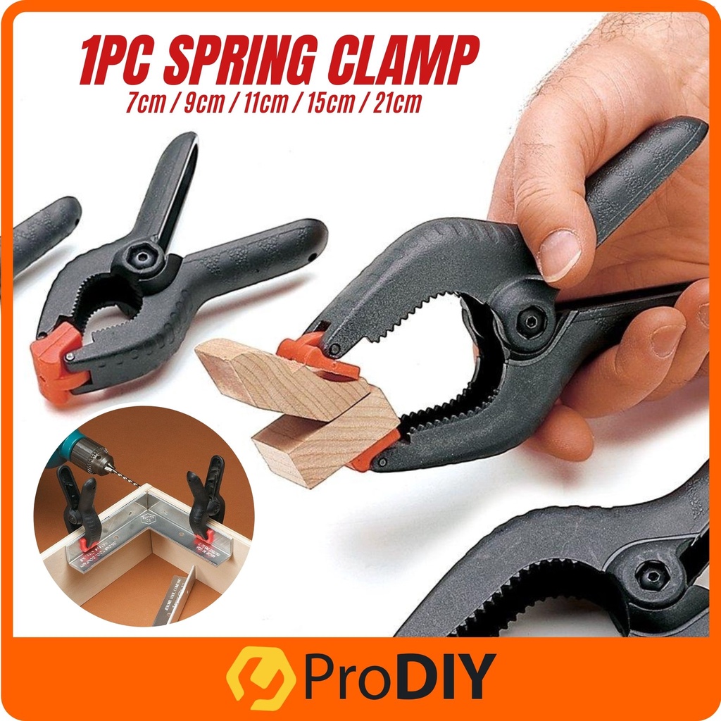 1PC Heavy Duty Plastic Spring Clamp Set DIY For Woodworking Multi ...